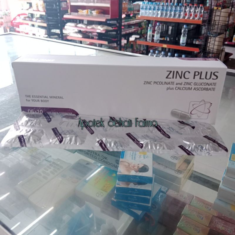 Jual ZINC PLUS CAPSUL 1 STRIP ISI 10 CAPSUL. | Shopee Indonesia