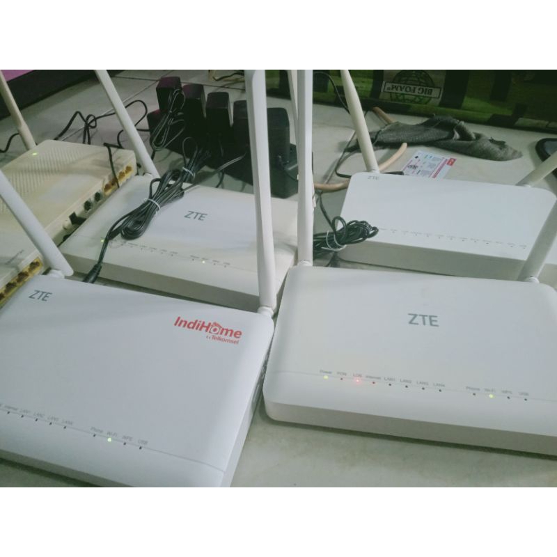 Jual MODEM ONT GPON ZTE ZXHN (F670L/F609 V1/V2/V3 PORT BIRU) | Shopee ...