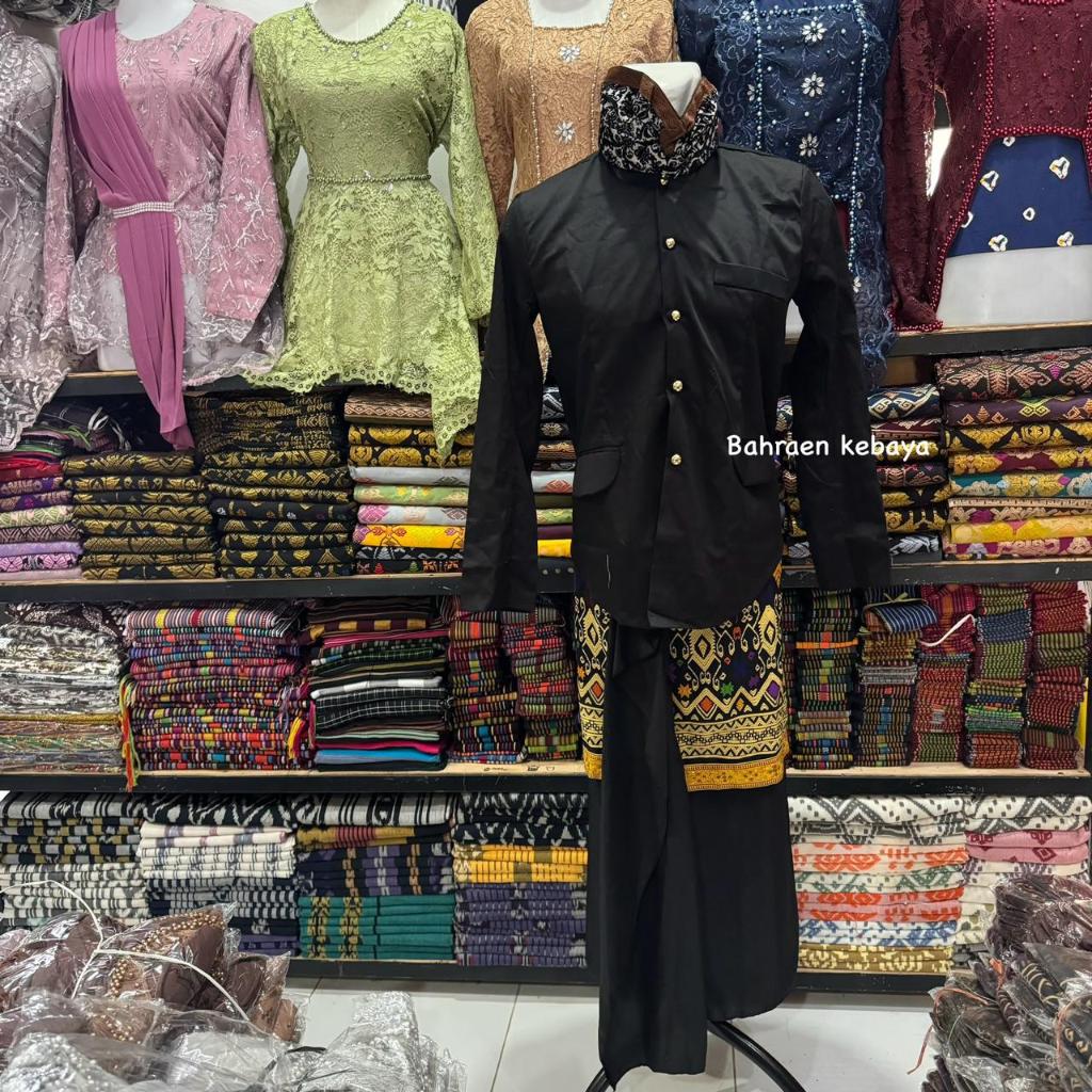 Jual Baju atasan dan bawahan tradisional pria pegon set khas adat sasak ...
