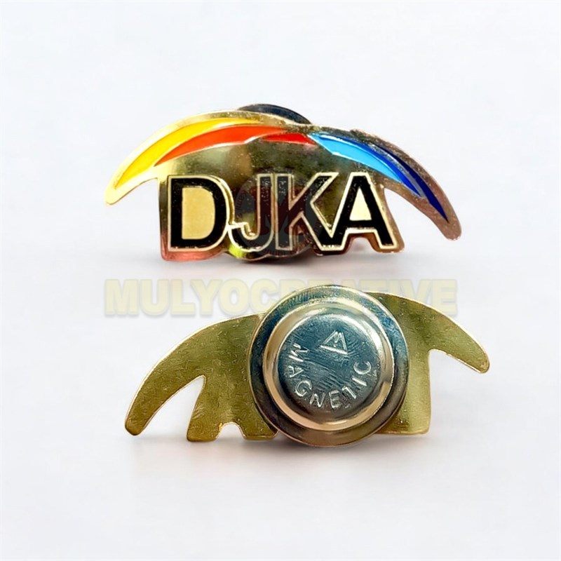 Jual Pin Logo DJKA Kereta Api Timbul Bahan Logam Kuningan | Shopee ...