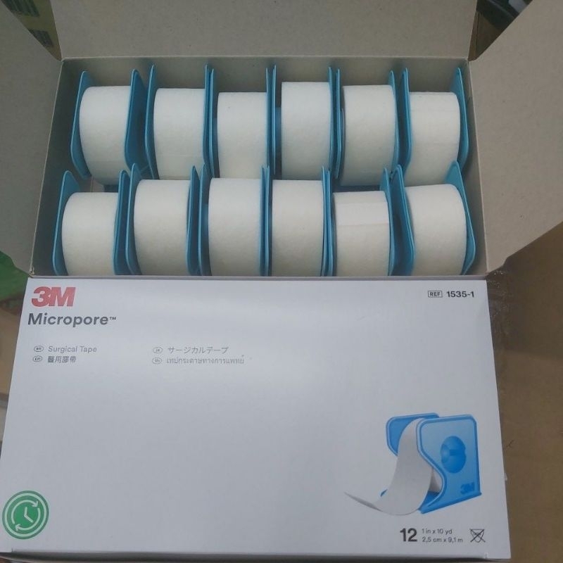 Jual micropore 1in / plester 3m 2,5cm-1box | Shopee Indonesia