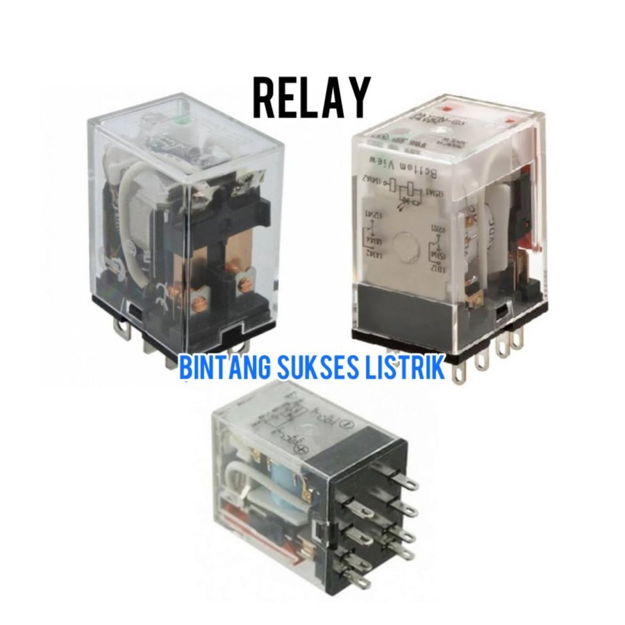 Jual ORIGINAL Relay MK3P 220vac 24dc 12 vdc Relai mk3P 220 vac 24 dc 12 ...