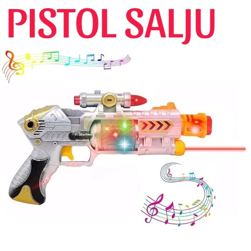 Jual Pistol Salju Shot Gun ada Laser Suara Mainan Anak SNI | Shopee ...