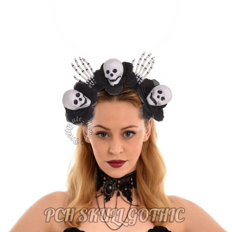 Jual Bando Halloween / Bando Tengkorak Halloween / Maleficent Headband ...