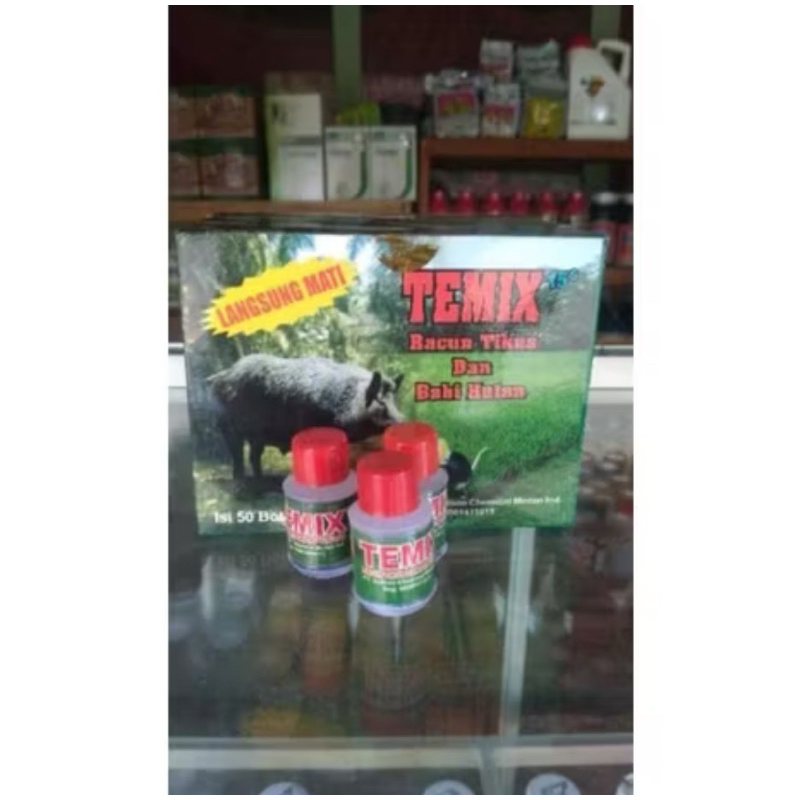 Jual PAKET 1 BOX ISI 50 PCS TEMIX RACUN TIKUS DAN BABI HUTAN RACUN ...