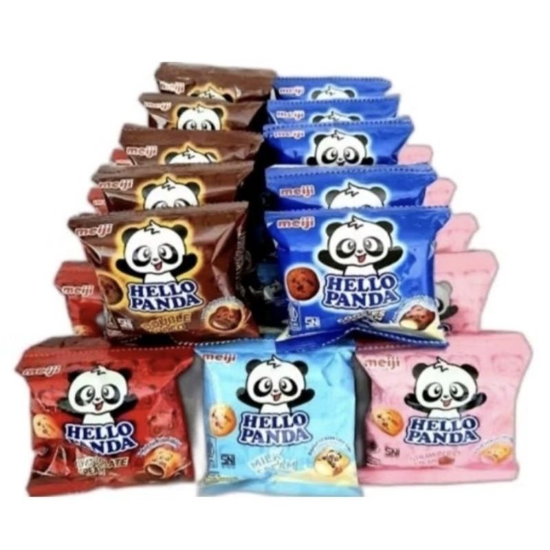 Jual Hello Panda 1 Pack (10 pcs) Rasa Coklat, Double Choco, Milk Cream ...