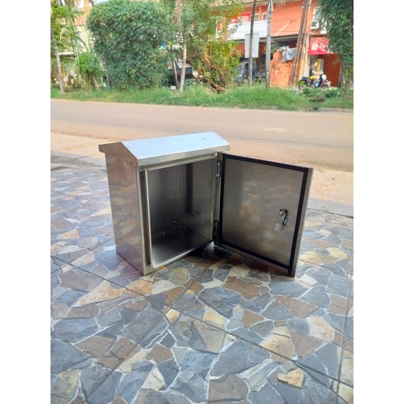 Jual Box Panel Listrik Stainless Outdoor 40 x 50 x 20 cm | Shopee Indonesia