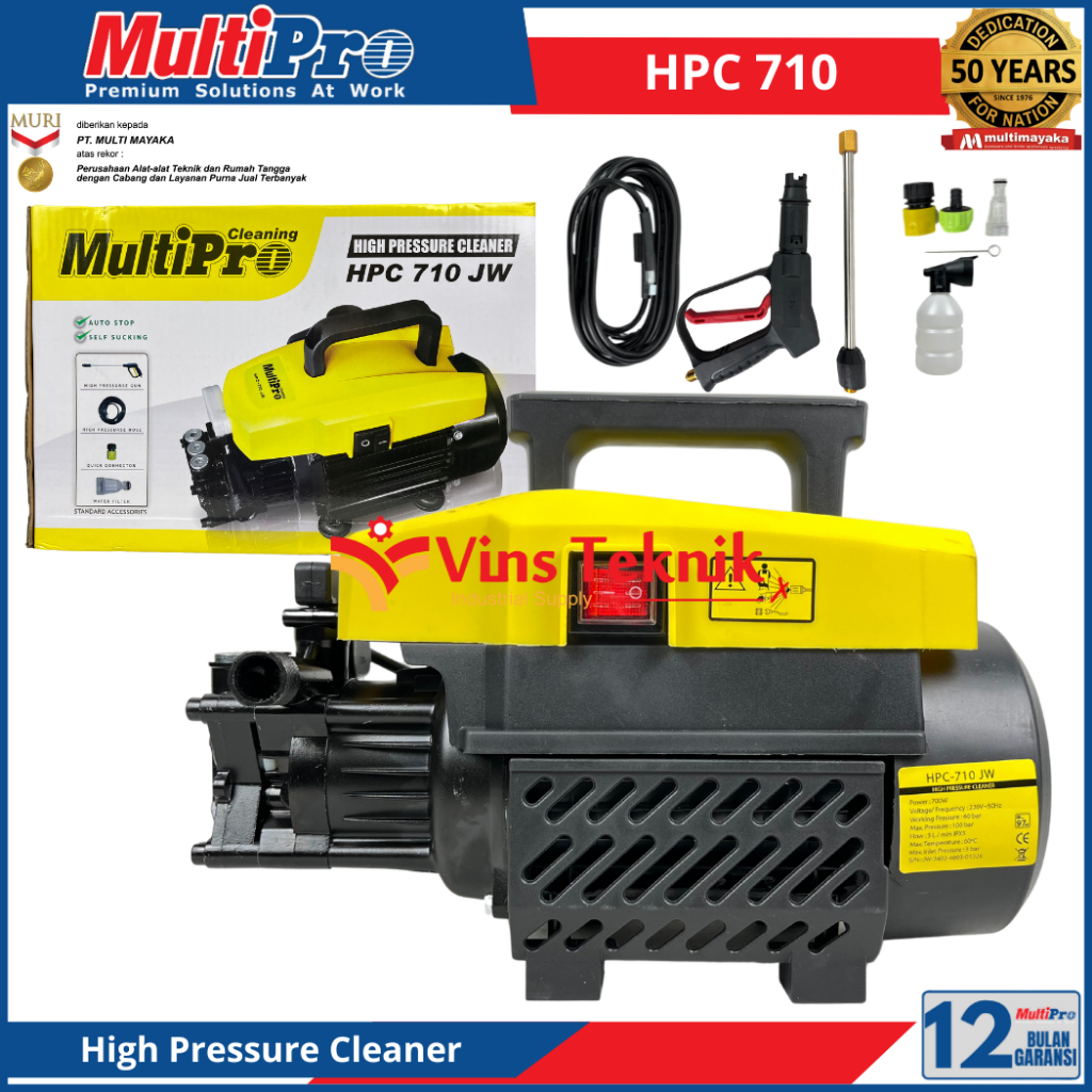 Jual Mesin Cuci Mobil Motor High Pressure jet Cleaner Multipro HPC 710 ...