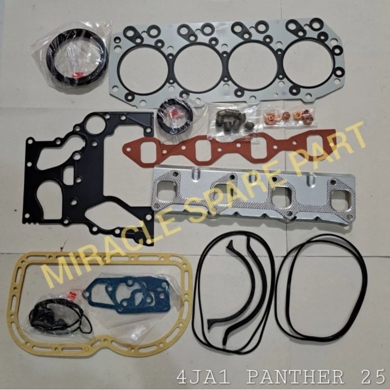 Jual Paking Set Packing Full Set Isuzu Panther 2500cc Panther 2.5 4JA1 (Seal As Kruk Plat ...