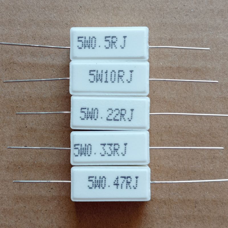 Jual Resistor Kotak 5 Watt KAKI TEMBAGA Semua Ukuran | Shopee Indonesia