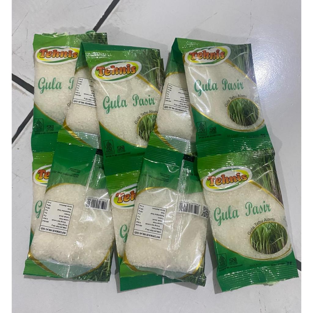Jual [1 Renteng / 10 Sachet] Gula PASIR Putih - TEHNIS | Shopee Indonesia