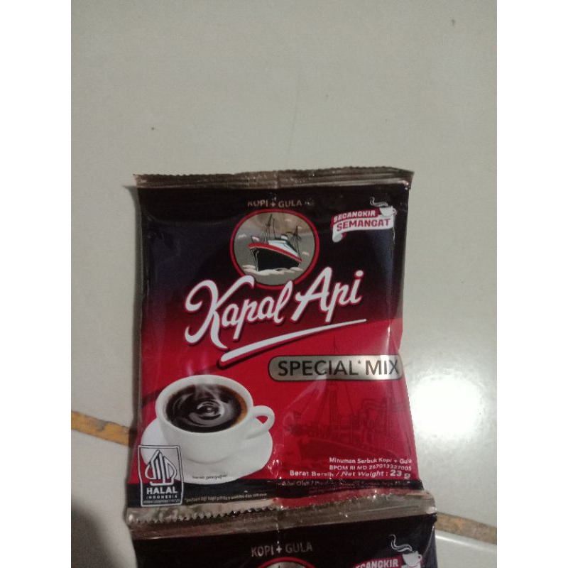 Jual KAPAL API SPESIAL MIX BUBUK SACHET SATUAN | Shopee Indonesia