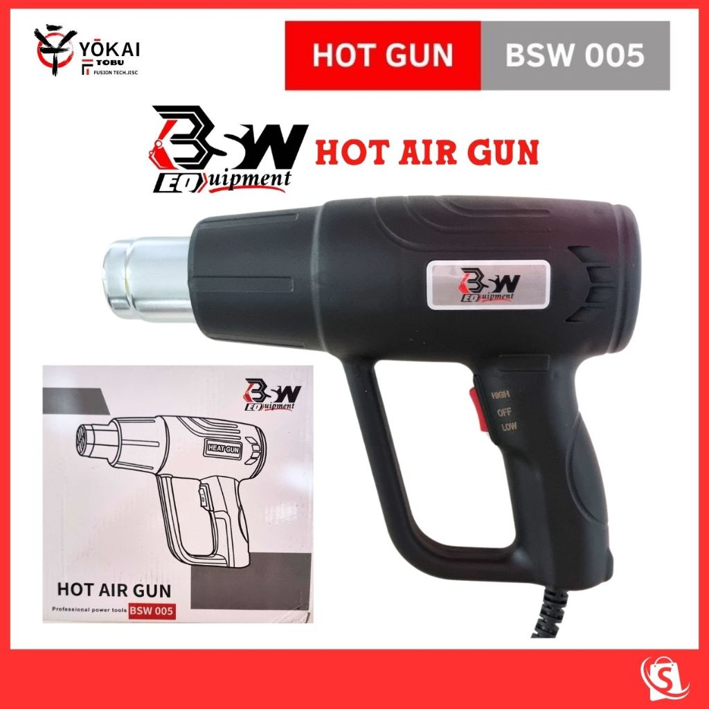 Jual BSW 220V Heat Gun Air Hot Gun H&L Pro Senapan Panas Pistol Angin ...