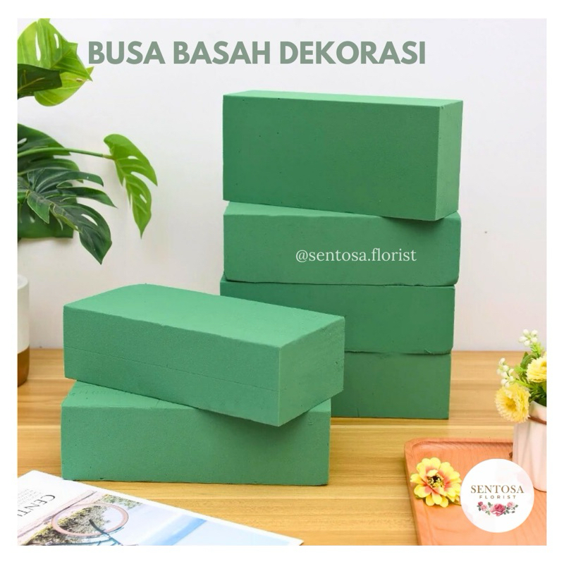 Jual [ECERAN] Busa Basah/Busa Kering Dekorasi Busa Buat Bucket Busa ...