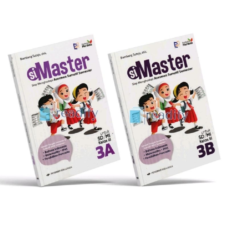 Jual SIMASTER SD/MI KLS.3A,3B/KM-ERLANGGA(ORIGINAL) | Shopee Indonesia