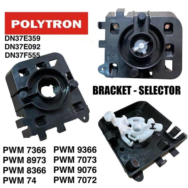 Jual DUDUKAN BRACKET BRAKET SELECTOR TIMER MESIN CUCI POLYTRON DN37E092 ...