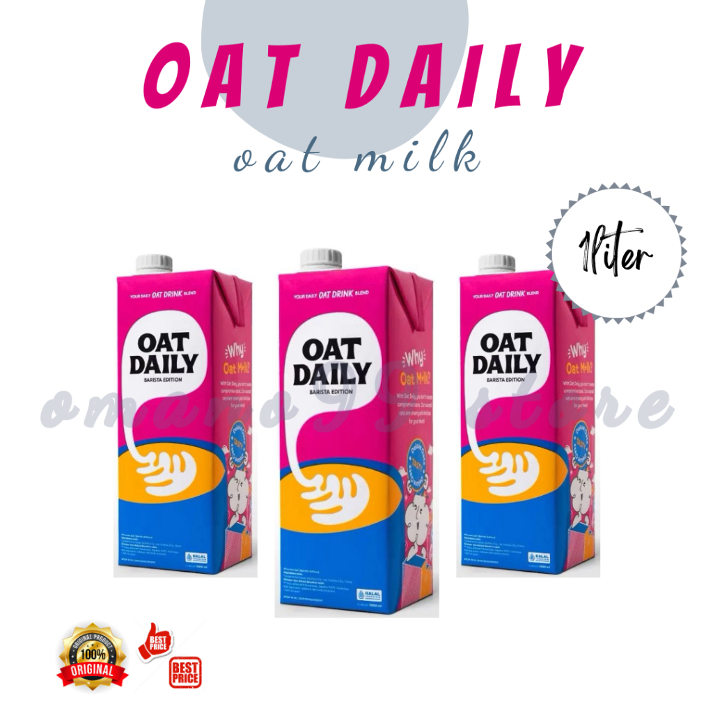 Jual OAT DAILY Barista Edition 1L Susu Oat Milk | Shopee Indonesia
