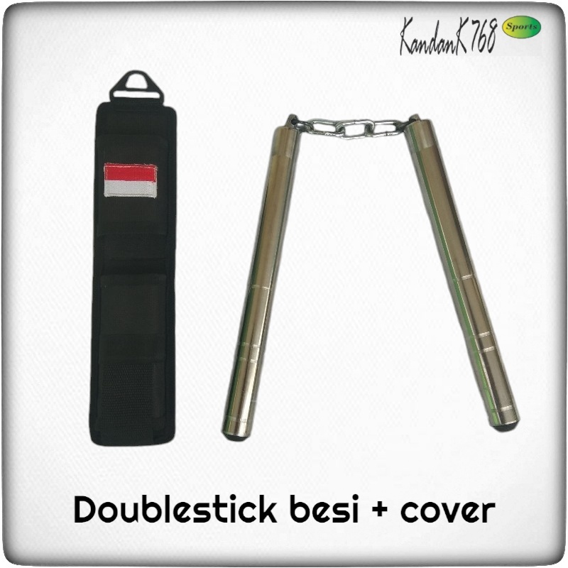Jual Double Stick Besi Silver / Double Stick Besi Dengan Sarung ...