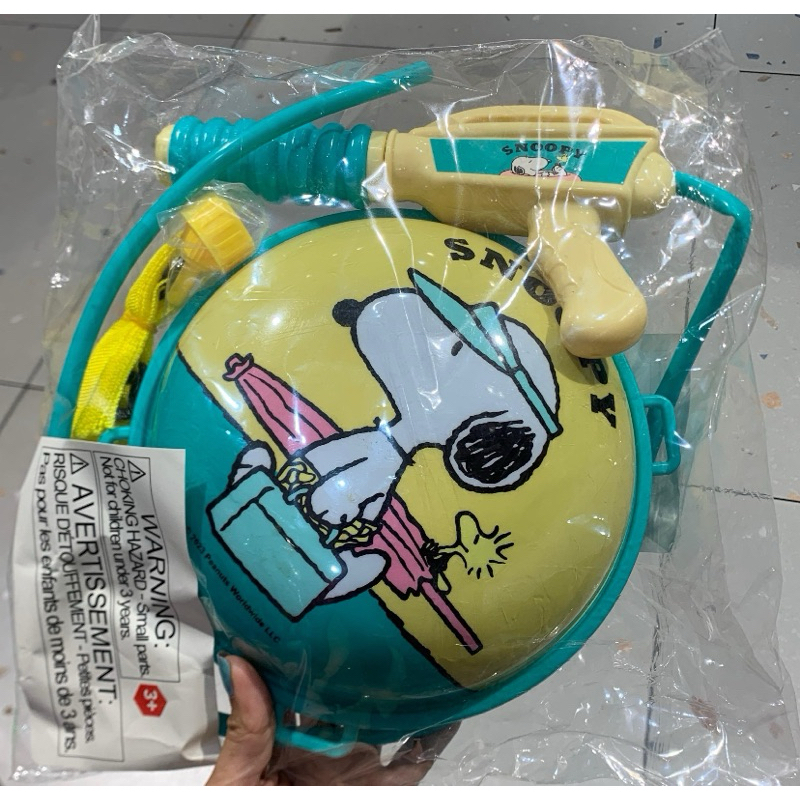 Jual Miniso Snoopy Summer Travel Collection Backpack Water Gun | Shopee ...