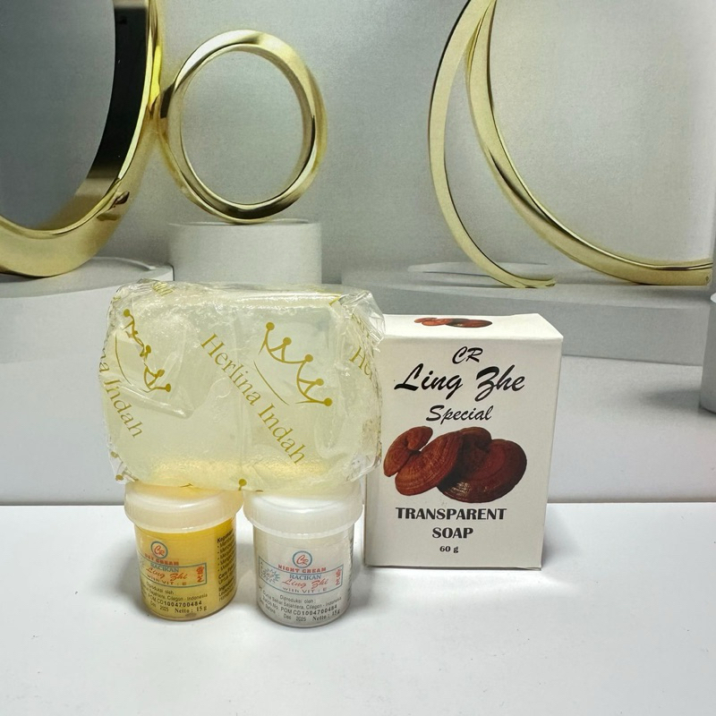 Jual Paket 3in1 Cream Ling Shi (Cream Siang, Malam, Sabun Ling Shi ...