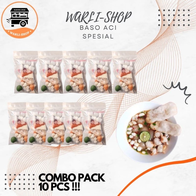 Jual paket baso aci isi 10pcs baso aci viral baso aci instan kumplit ...