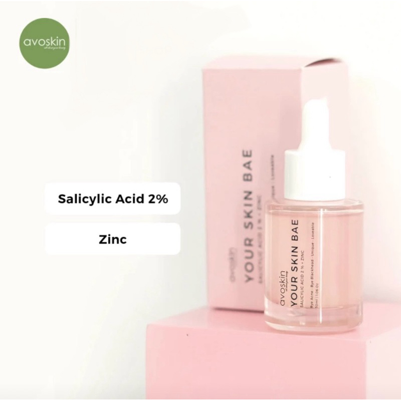 Jual Avoskin Your Skin Bae Salicylic Acid 2% + Zinc Serum 30ml | Shopee ...