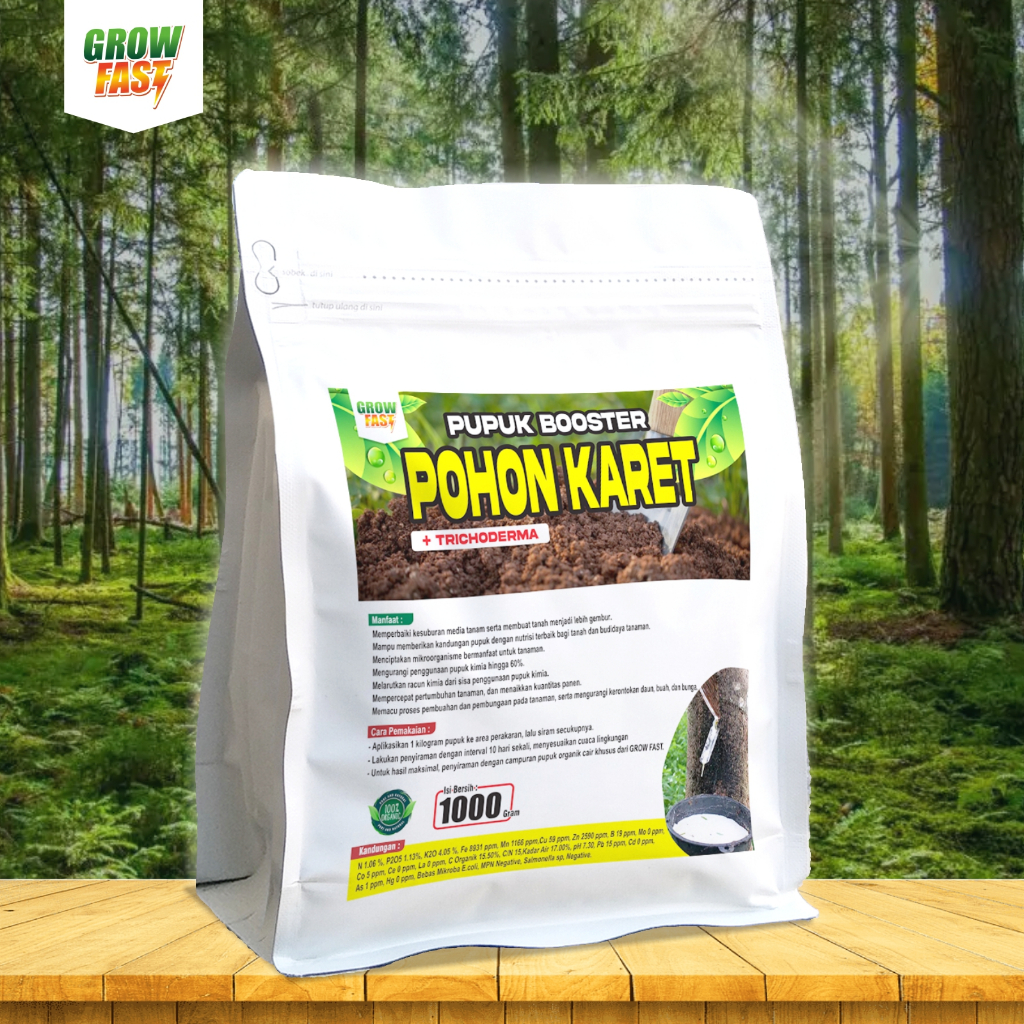 Jual Pupuk Booster Getah Karet 1kg Pupuk trichoderma untuk benih dan ...