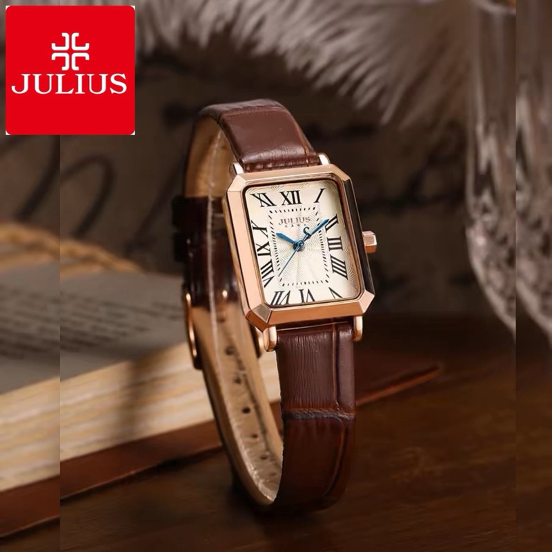 Jual Jam Tangan Julius JA-1286 Wanita Original Korea Kotak Quartz ...