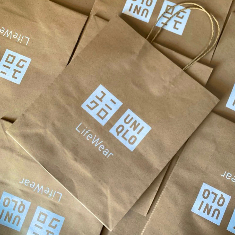 Jual PAPER BAG UNIQLO - WAJIB BESERTA PEMBELIAN PRODUK | Shopee Indonesia