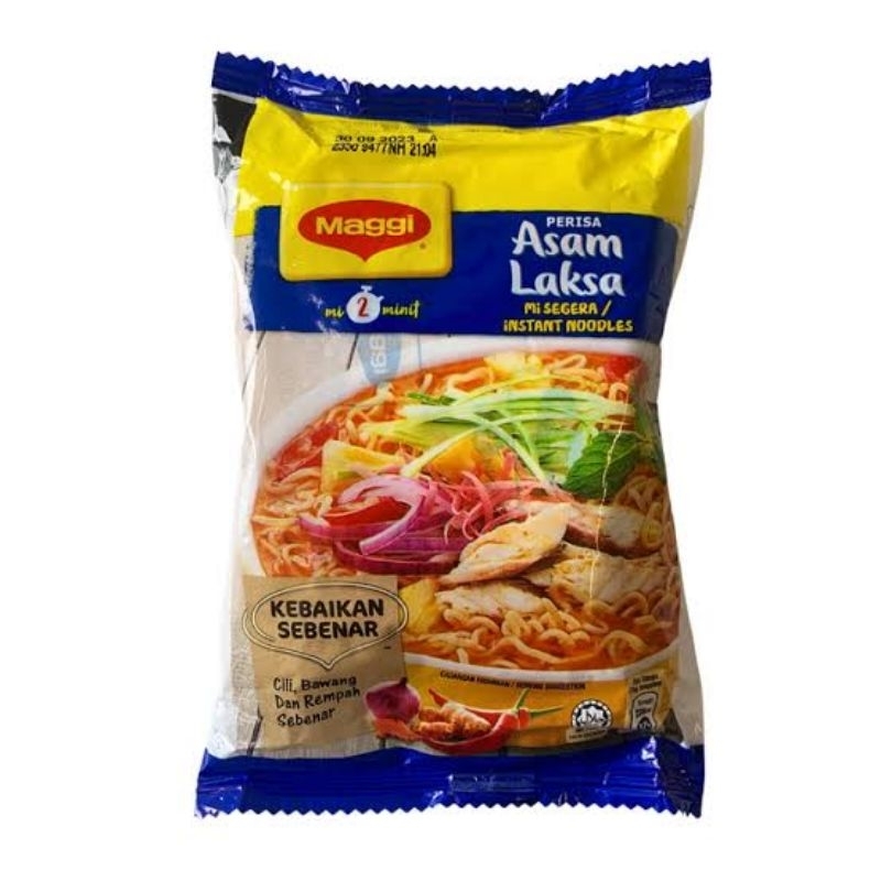 Jual Mie Instant Maggi Malaysia asam laksa ecer / 1pcs mie maggi asam ...