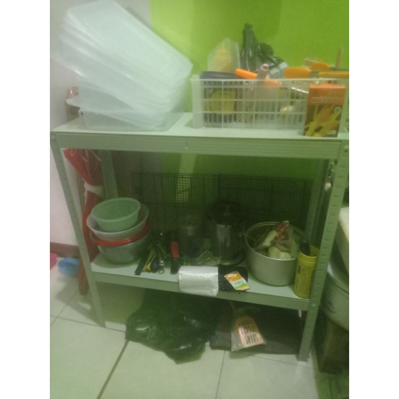 Jual Rak besi etalase rak warna olive | Shopee Indonesia