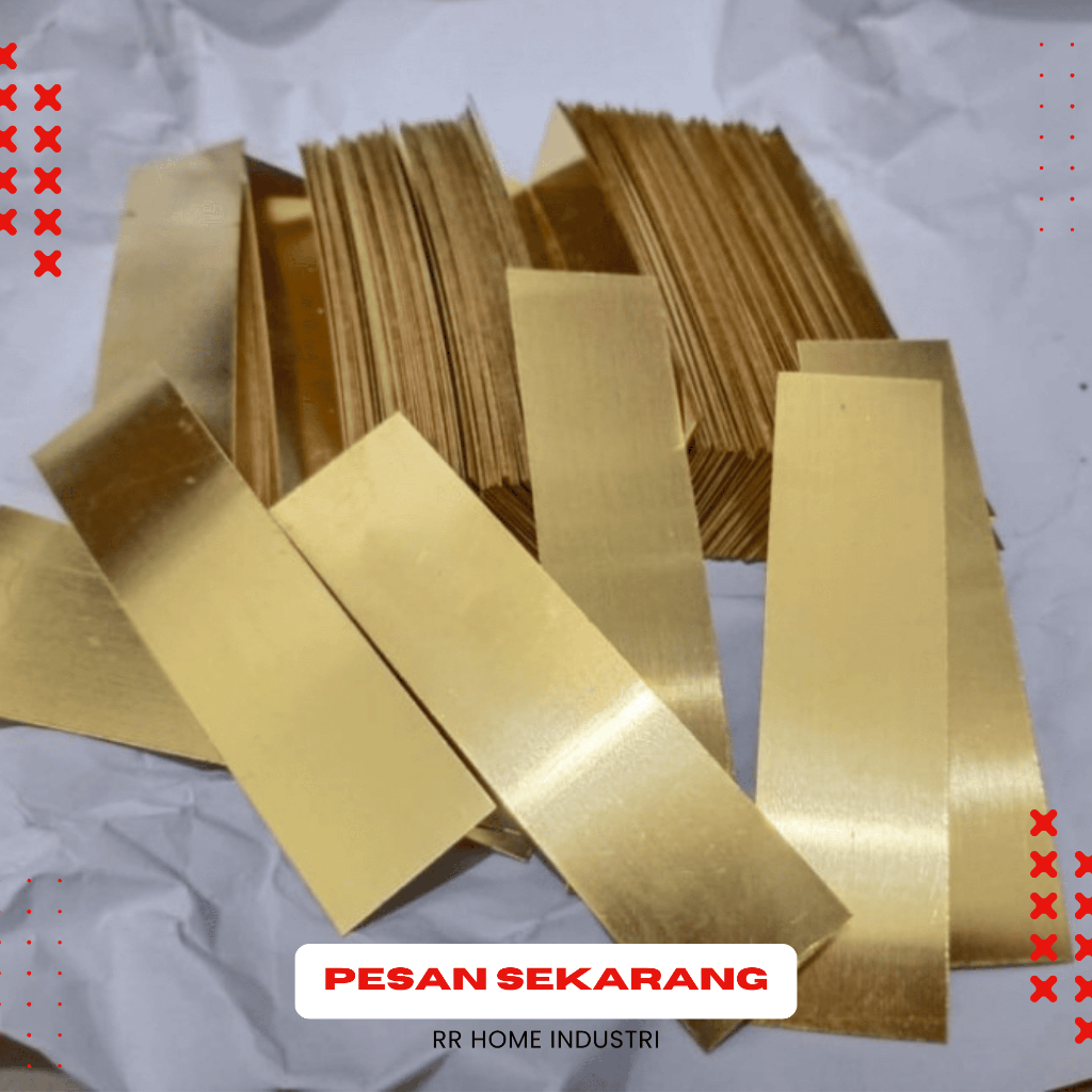 Jual Plat Kuningan Bahan Name Tag, Papan Nama Dada Resin 2x8cm | Shopee ...