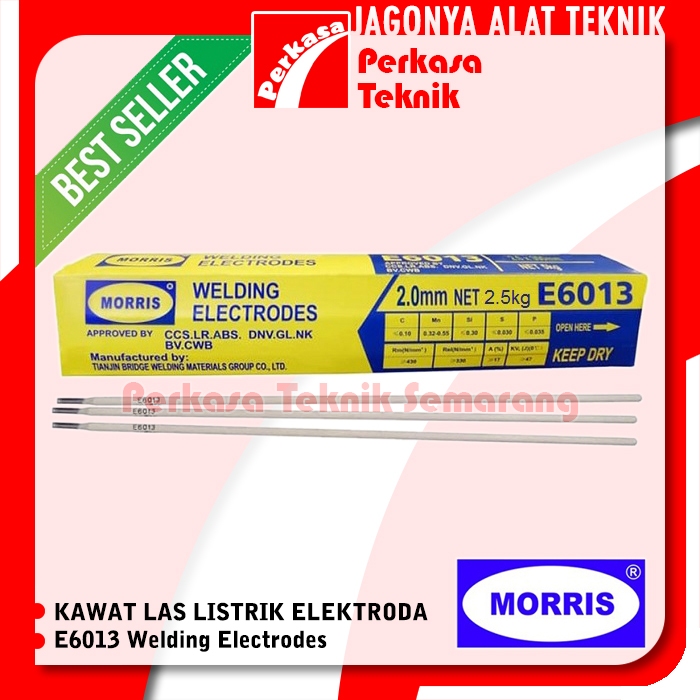 Jual MORRIS E6013 Kawat Las Listrik Elektroda 2mm/2,6mm/3,2m | Shopee Indonesia