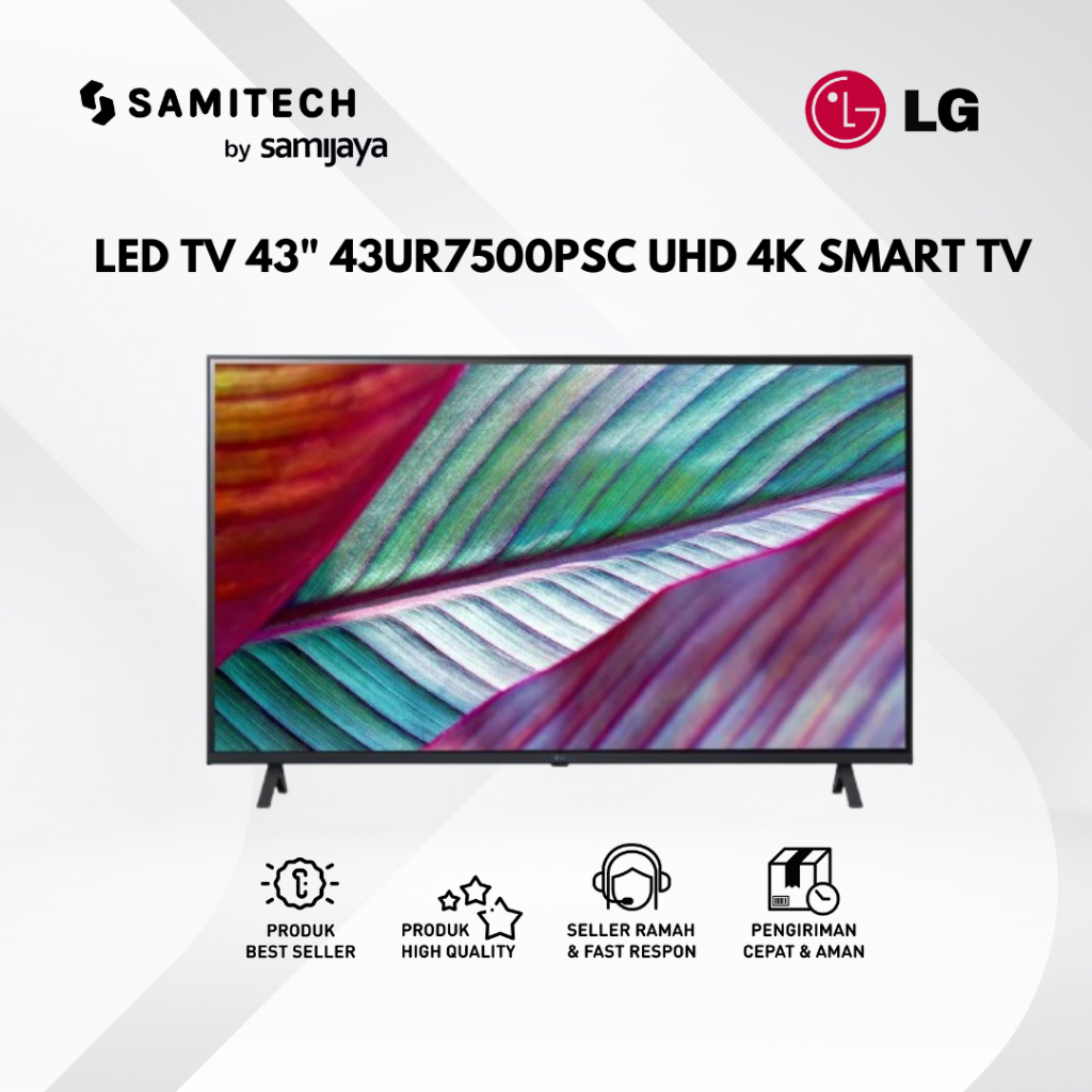 Jual LED TV LG 43" 43UR7500PSC 43UR 7500PSC UHD 4K SMART TV | Shopee ...