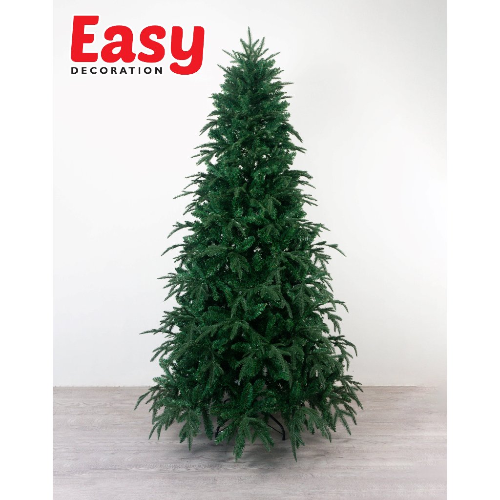 Jual Pohon natal 1 2 3 meter Green Alpine Tree Polos | Shopee Indonesia