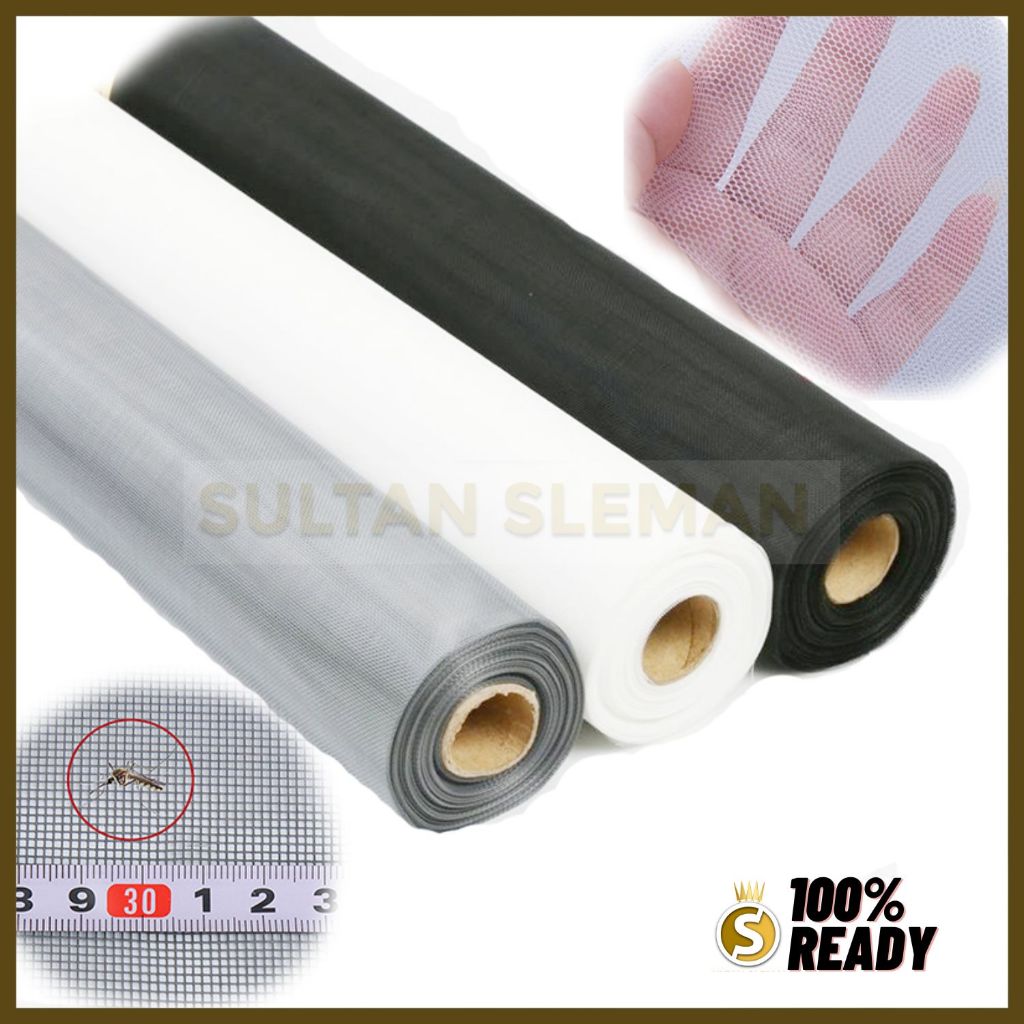 Jual Kasa Jaring Nyamuk Jendela 1x1 M / Kasa Jaring Ventilasi Anti ...