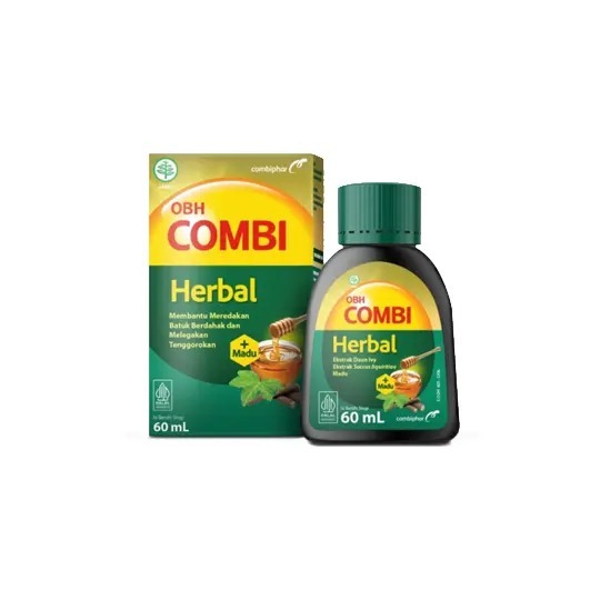 Jual OBH COMBI HERBAL SIRUP 60 ML/5 BOTOL | Shopee Indonesia