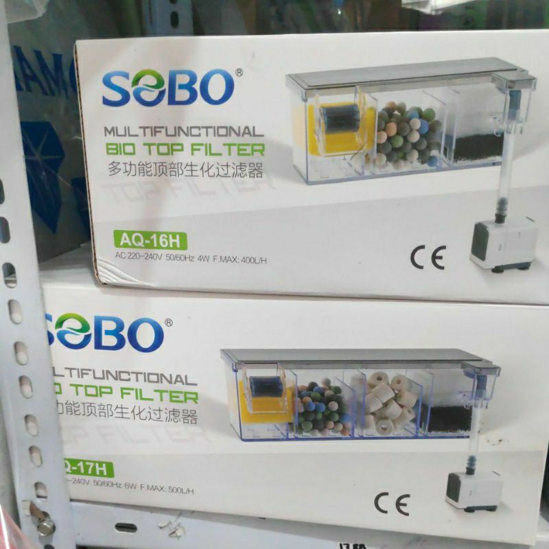 Jual SOBO/AMARA MULTIFUNCTIONAL BIO TOP FILTER Aquarium AQ 15H 16H 17H ...