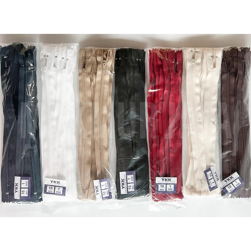 Jual Resleting YKK 25 Cm 10 Inch / Rit YKK CFC-32 25cm Kepala Cat Lusinan | Shopee Indonesia