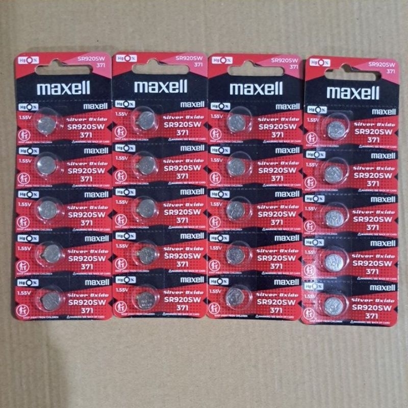 Jual baterai Maxell Sr920 maxell 920 maxell 371 original Baterai Jam ...