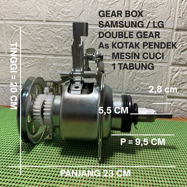 Jual GEAR BOX SAMSUNG / LG DOUBLE GEAR As KOTAK PENDEK MESIN CUCI 1 ...