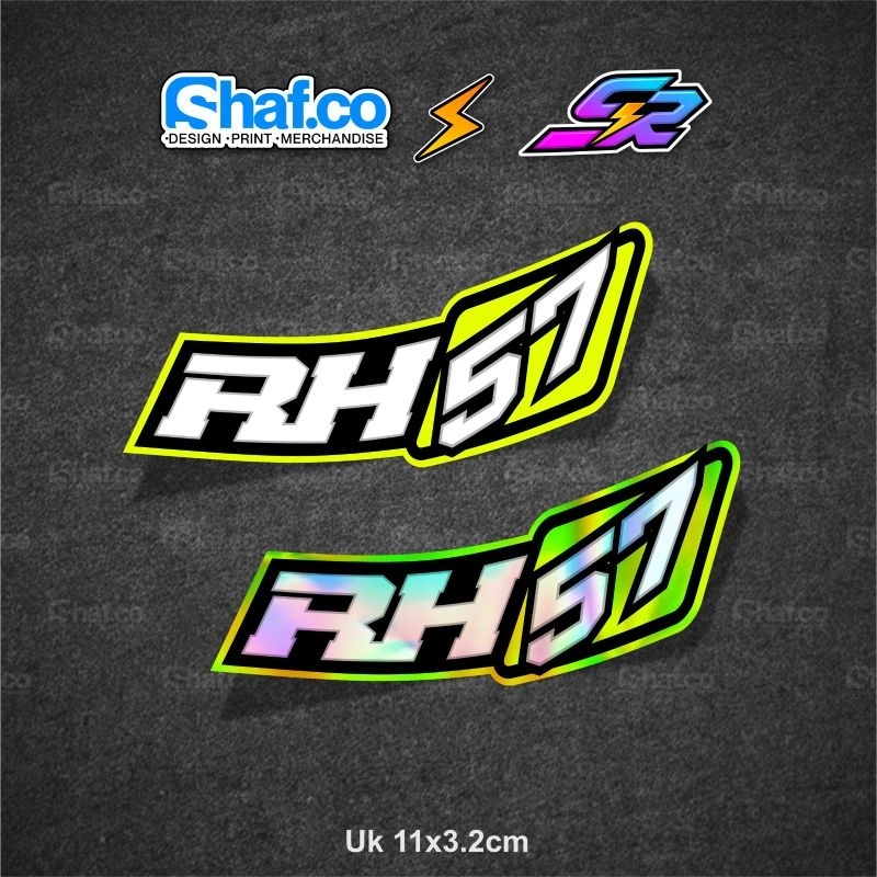 Jual STICKER RH 57 VINYL & HOLOGRAM // STIKER // RACING | Shopee Indonesia