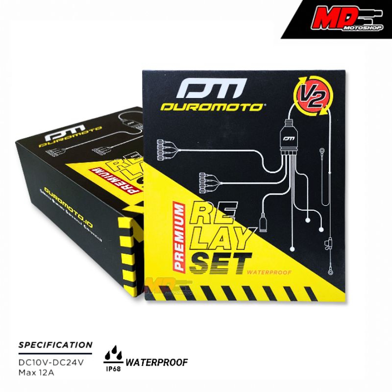Jual Relay Set Premium Original Duromoto Lampu Tembak Fog Lamp Lampu ...