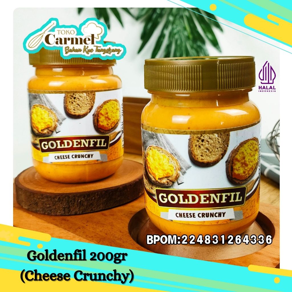 Jual Selai Goldenfil Crunchy 200gr - FREE Bubble Wrap | Shopee Indonesia