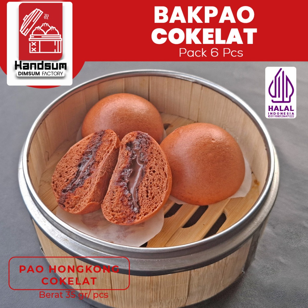 Jual Bakpao Cokelat Frozen Handsum Dimsum 9 Pcs | Shopee Indonesia