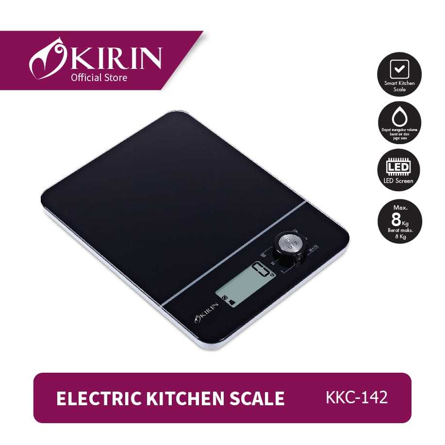 Jual KIRIN Timbangan Dapur Digital 5 KG KKC-142 | Shopee Indonesia