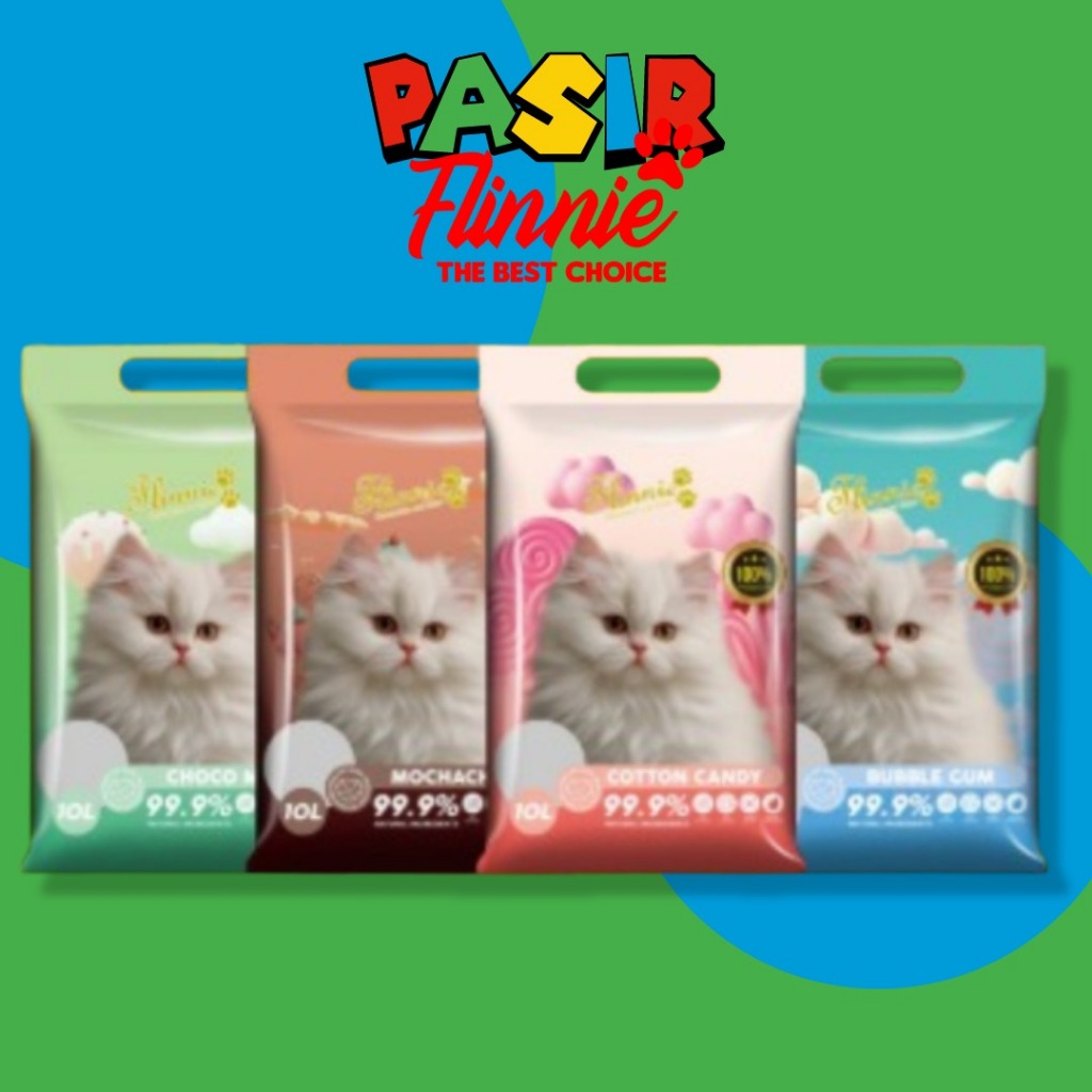 Jual PASIR GUMPAL KUCING FLINNIE 5L ALL VARIAN | Shopee Indonesia