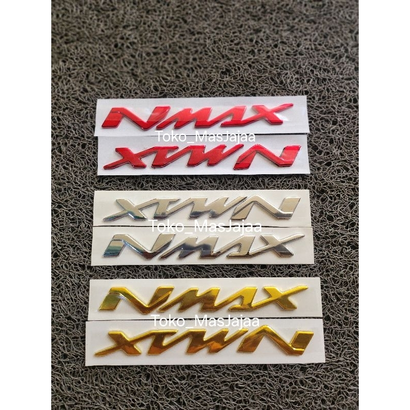 Jual Emblem motor yamaha nmax new / emblem yamaha nmax chrome timbul 3d ...