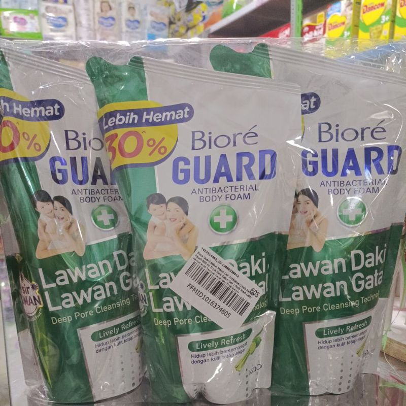 Jual Biore Guard Antibacterial body foam 800ml hijau | Shopee Indonesia