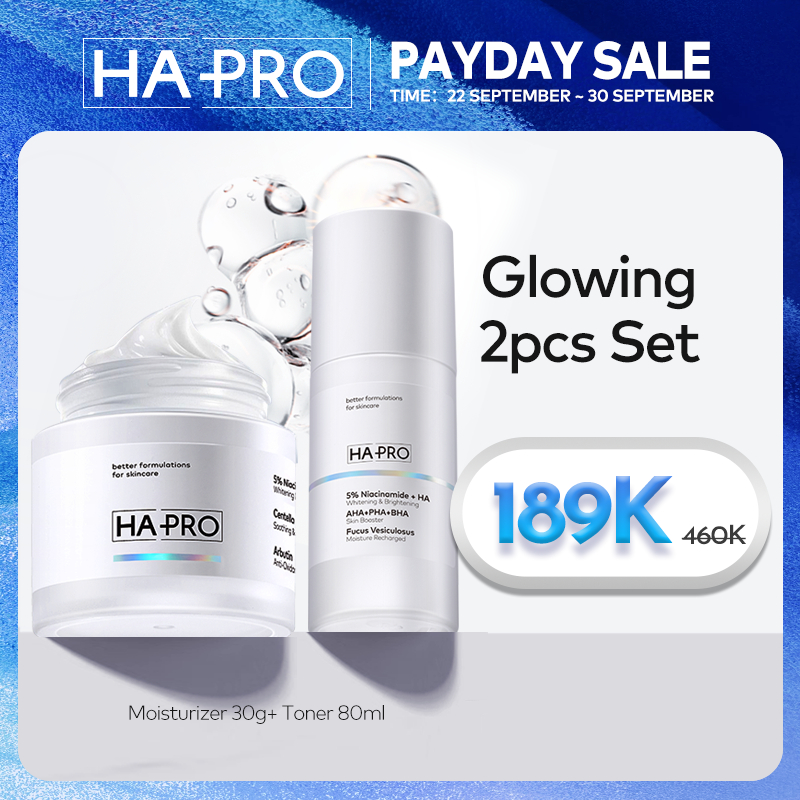 Jual [HAPRO] HA PRO Bundling 2pcs | Moisturizer Cream 30g + Whitening ...